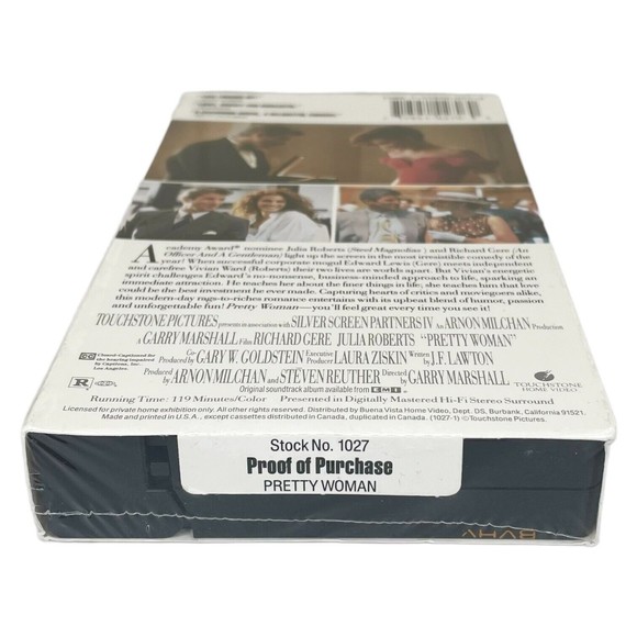 Cameras, Photo & Video | Pretty Woman Factory Sealed Vhs 199 Touchstone Home Video Julia Roberts ...